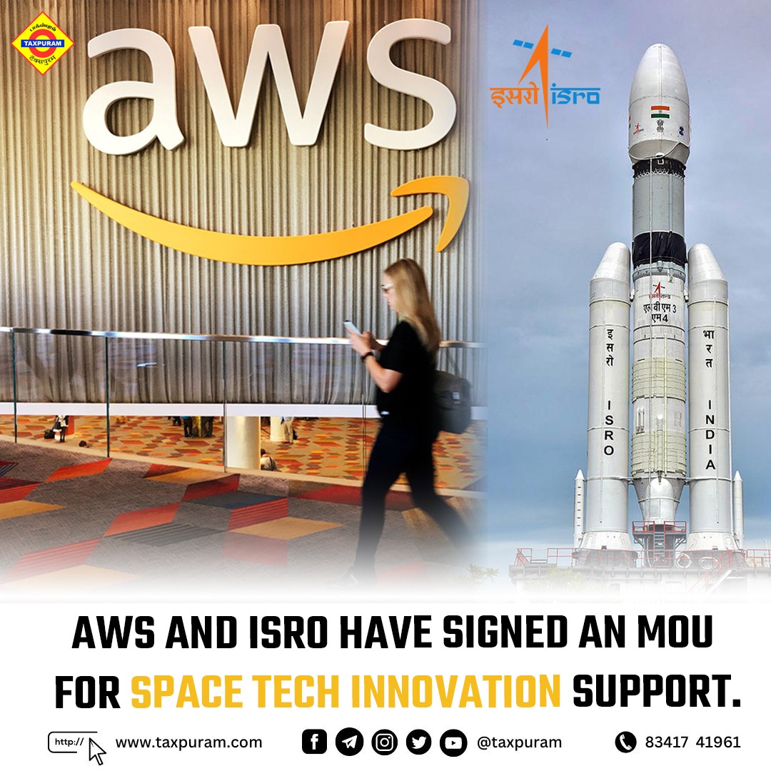 AWS and ISRO have signed an MoU for space tech innovation support ... AWS and ISRO have signed an MoU for space tech innovation support ...